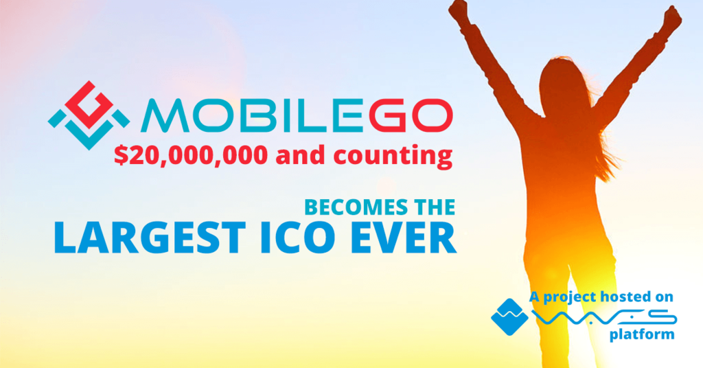 MobileGo becomes largest blockchain crowdsale in history! | by Guy ...