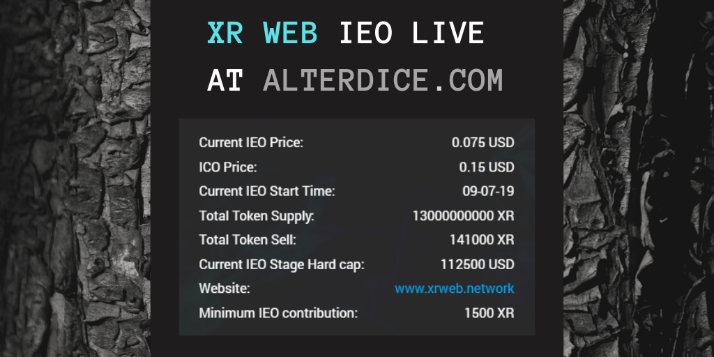 XR Web’in IEO’su Alterdice.com’da Aktif | by Azra Tekinsoy | Medium
