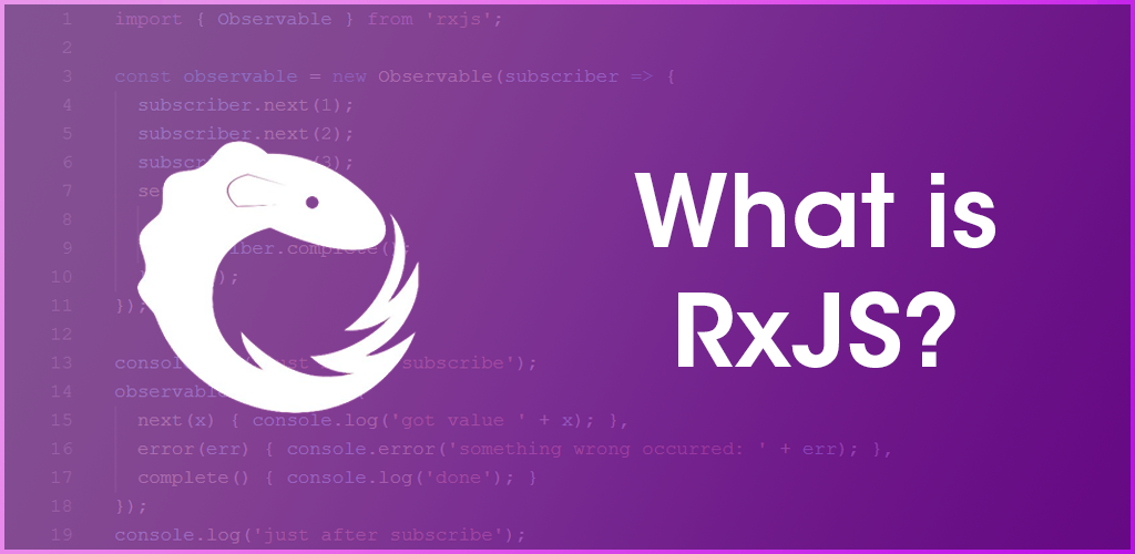 What is RxJS? And which problem does it try to solve? | by Studio ...