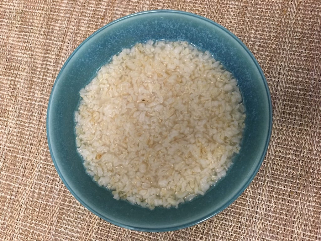 An easy dish for tough times.. Kanji, an easy dish for tough times ...
