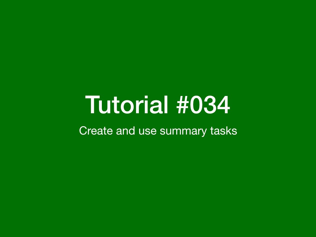 Create and use summary tasks. A summary task is made up of… | by Web ... Create and use summary tasks. A summary task is made up of… | by Web ...