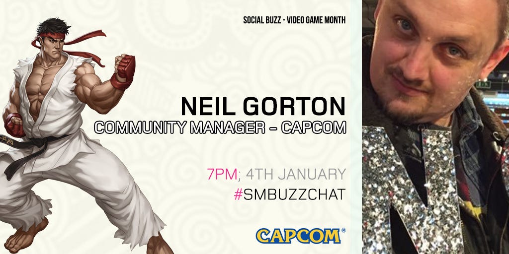 #SMBuzzChat — Neil Gorton of Capcom | by Social Buzz Awards | Medium