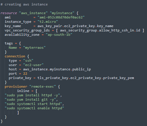 Deploying Web server on AWS using Terraform | by Ubaidullah Jaffar Ali ...