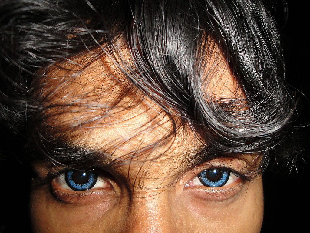 The Wrong Shade of Blue. She talked until she was, well, blue in… | by ...