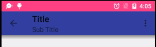 Toolbar Android Toolbar Is A View Introduced In Android By Yugandhar Android App