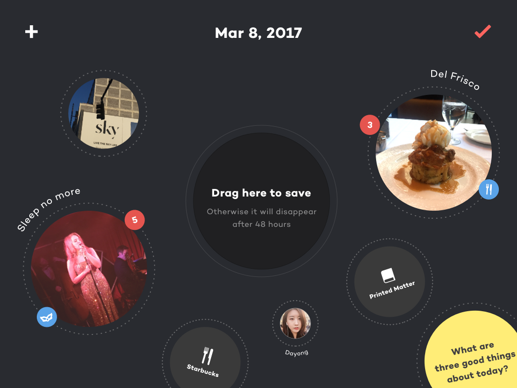#24. Screen prototype v1. Reflect’s whole system consists of… | by min ...