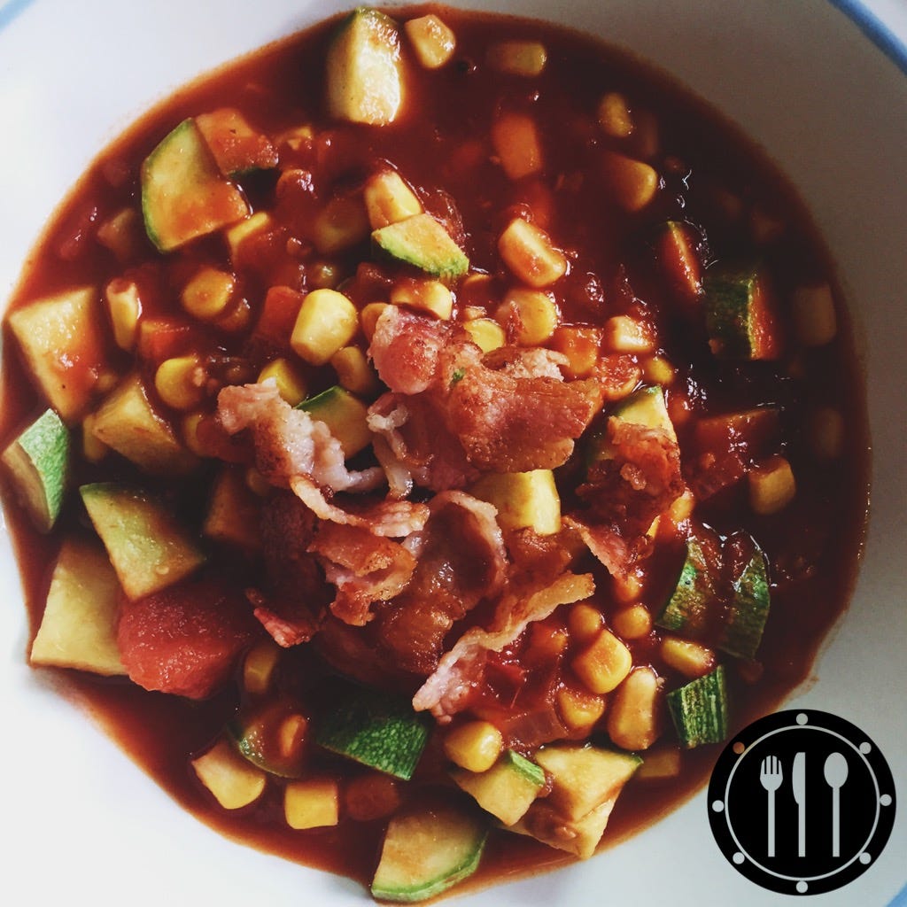 Comida Roja (calabacitas guisadas) | by Manducario | Medium