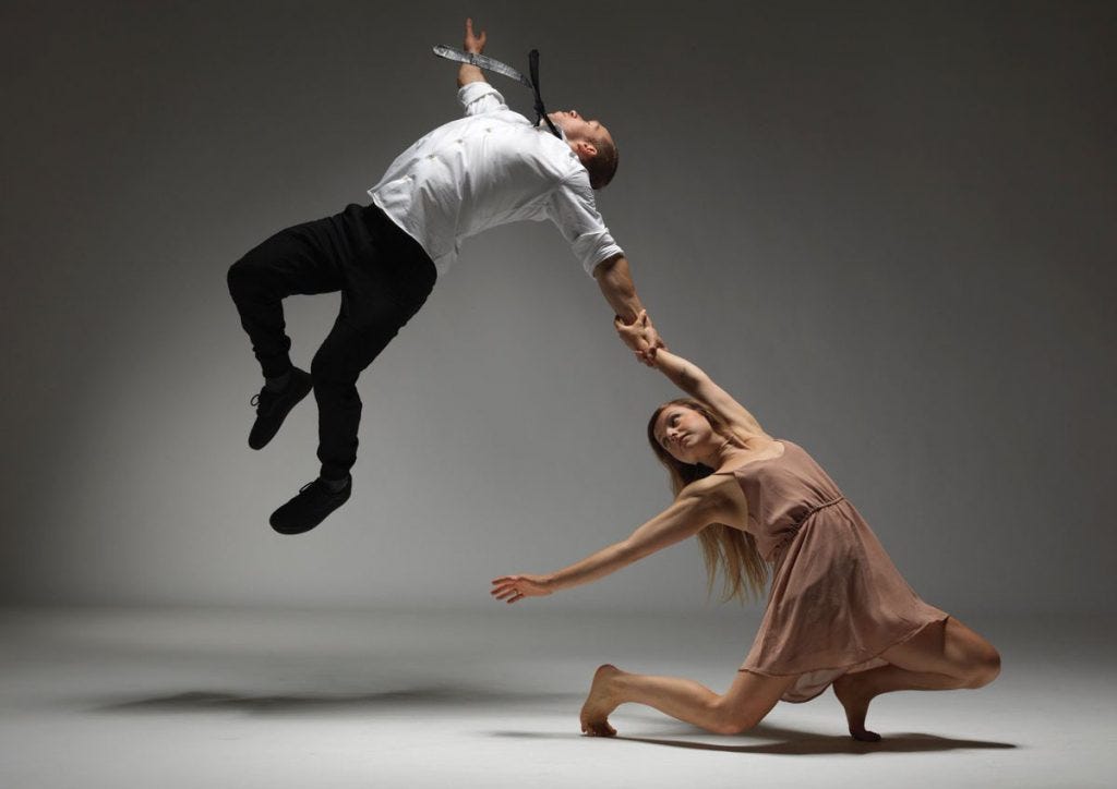 Dancing is a perpendicular expression of a horizontal desire - Akram ...