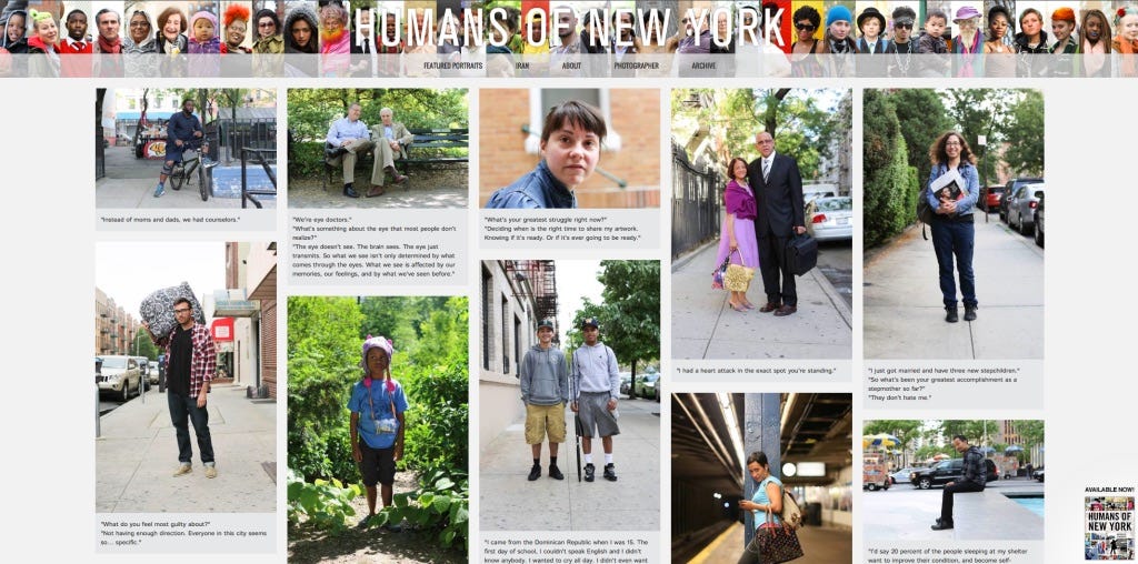 What Humans of New York Teaches Us About Storytelling | by Lauren ...