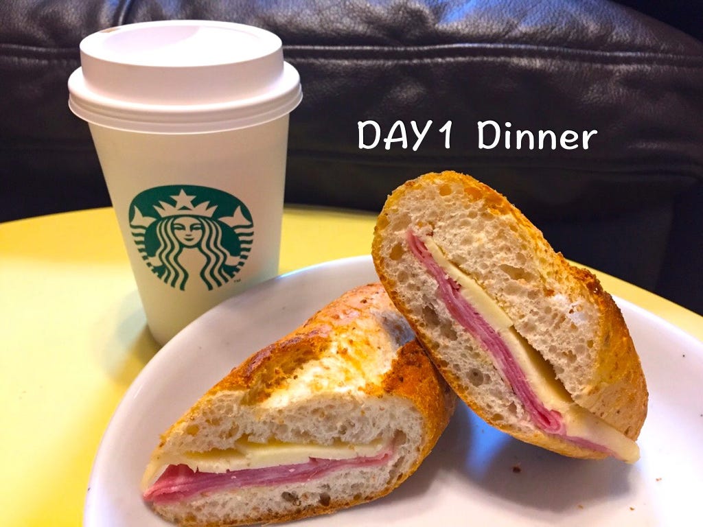 ONLY Starbucks for a Week: DAY 1 Dinner | by Yusukes | Medium