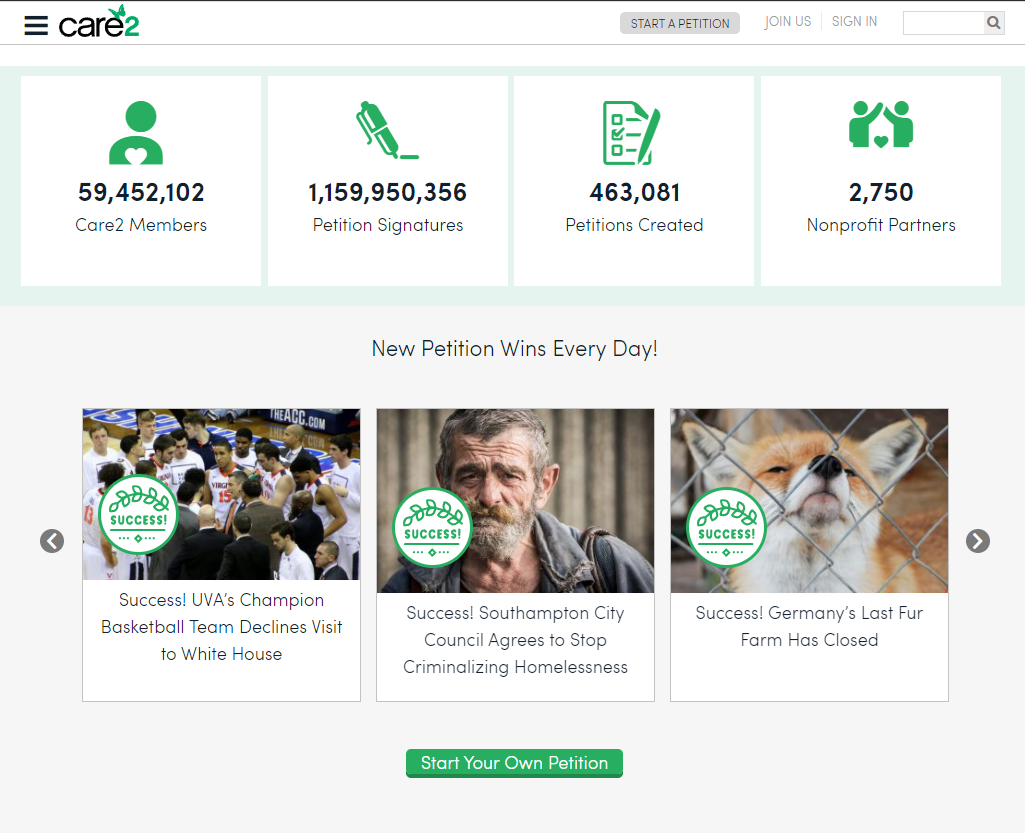 Investors in Care2.com see 3600% return from Shares on StartEngine ...