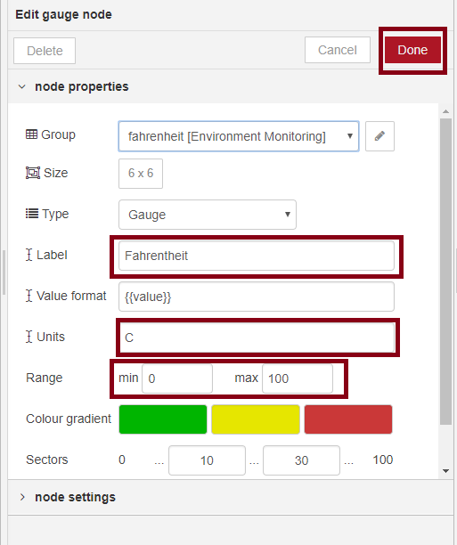 Display Temperature And Humidity Sensor Data In Node Red Dashboard Using Esp8266 And Mqtt Node