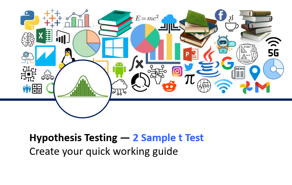 Hypothesis Testing — 2 Sample t Test — Self Help workbook | Nerd For Tech