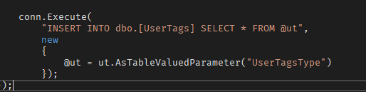 Sql Server Specific Features Table Valued Parameters Spatial And By Davide Mauri Dapper