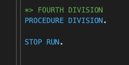 The basics of COBOL programming language. | by Sebastian De Lima | Medium