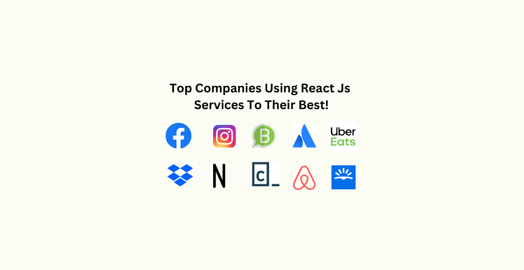Top Companies Using React Js Services To Their Best! | by Bigscal Technologies | Dec, 2022 | Medium