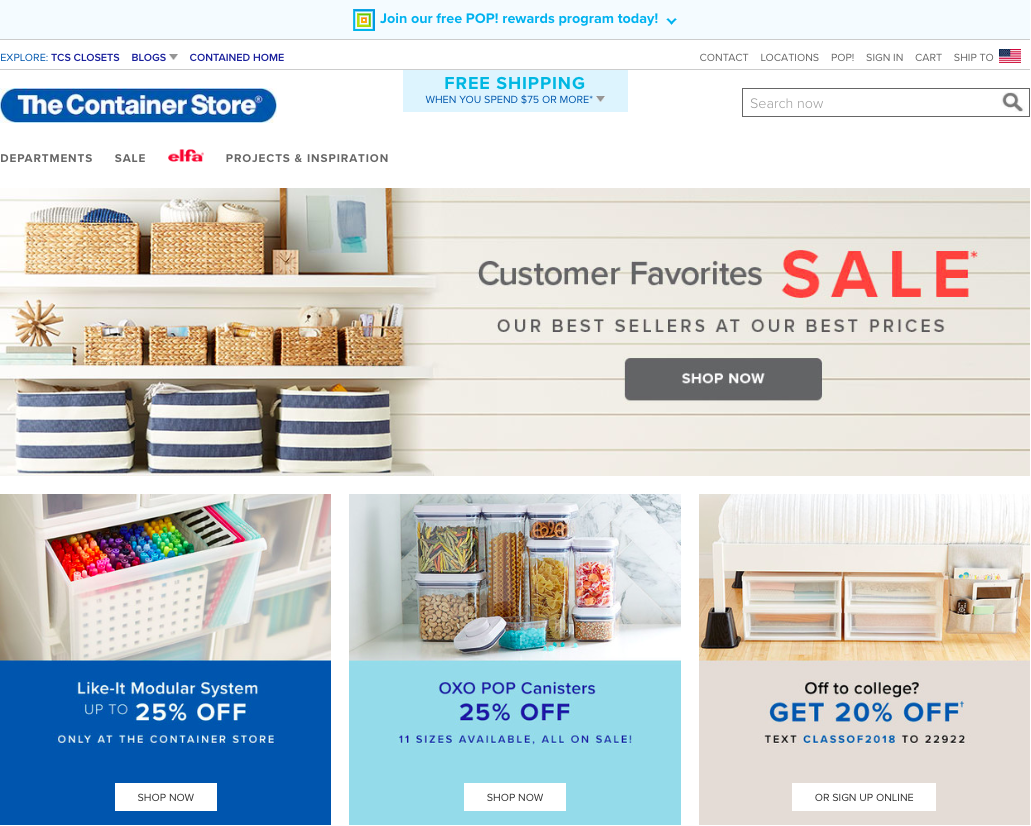Redesign — Helping The Container Store get organized | by K.Apelian ...