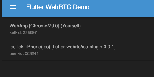 Flutter WebRTC 利用 Demo 實作 1對1 視訊通話 - Flutter Taipei - Medium