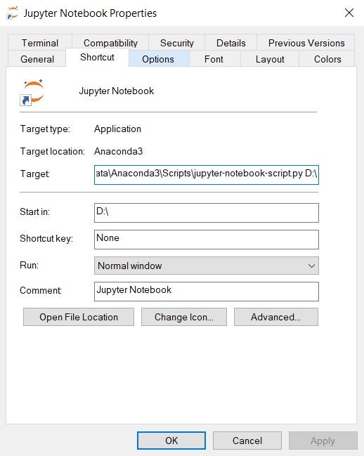 Change Jupyter Notebook Home Directory from the Inside of the Application Itself and Navigate ...
