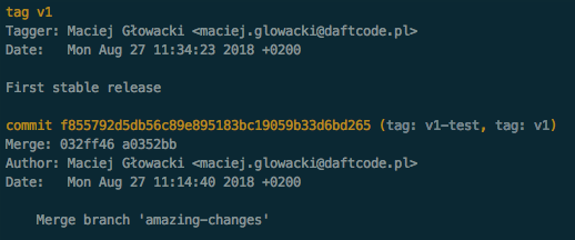 what is annotated tag in git
