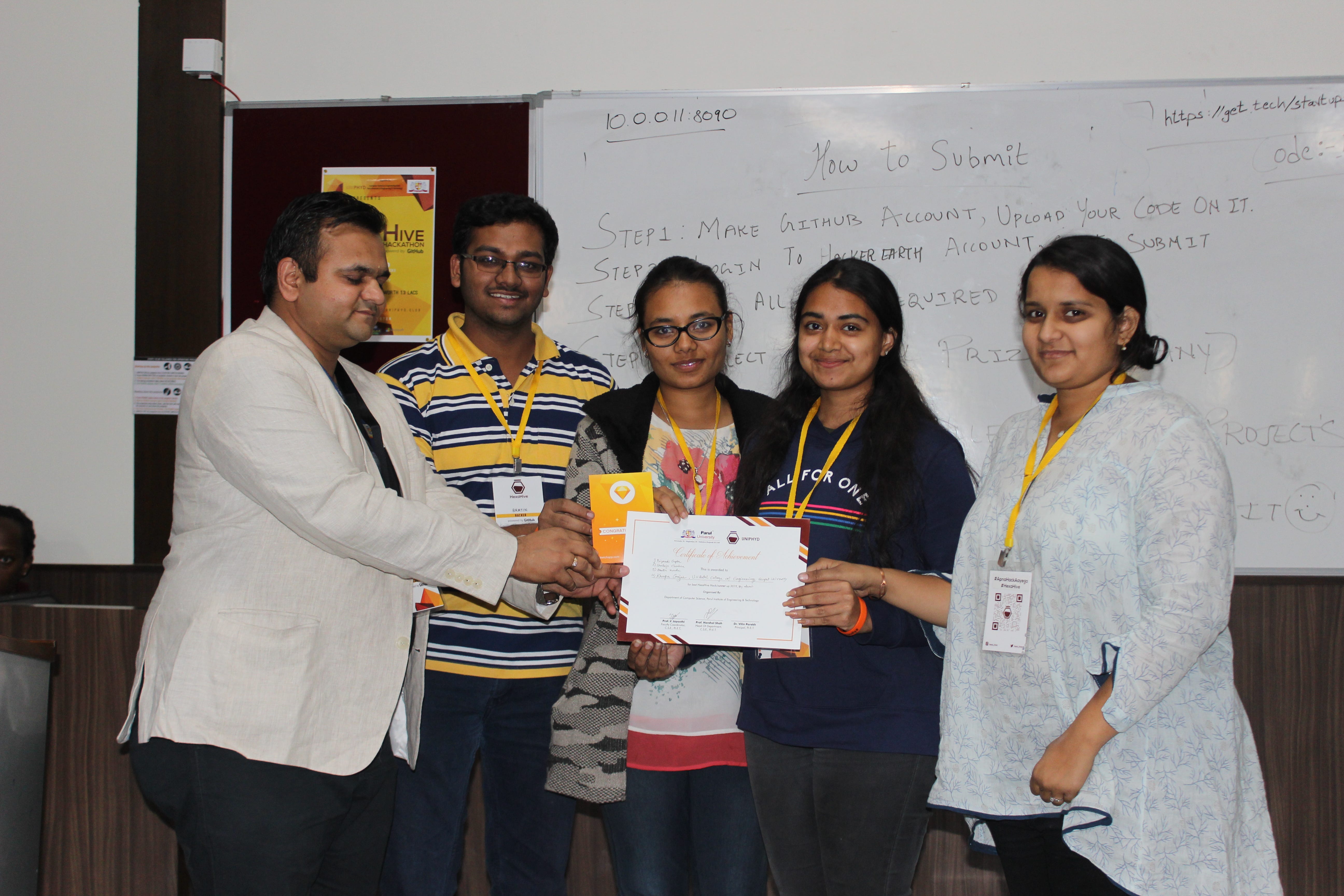 HexaHive Hackathon. HexaHive Hackathon at Parul University… | by Daniel ...