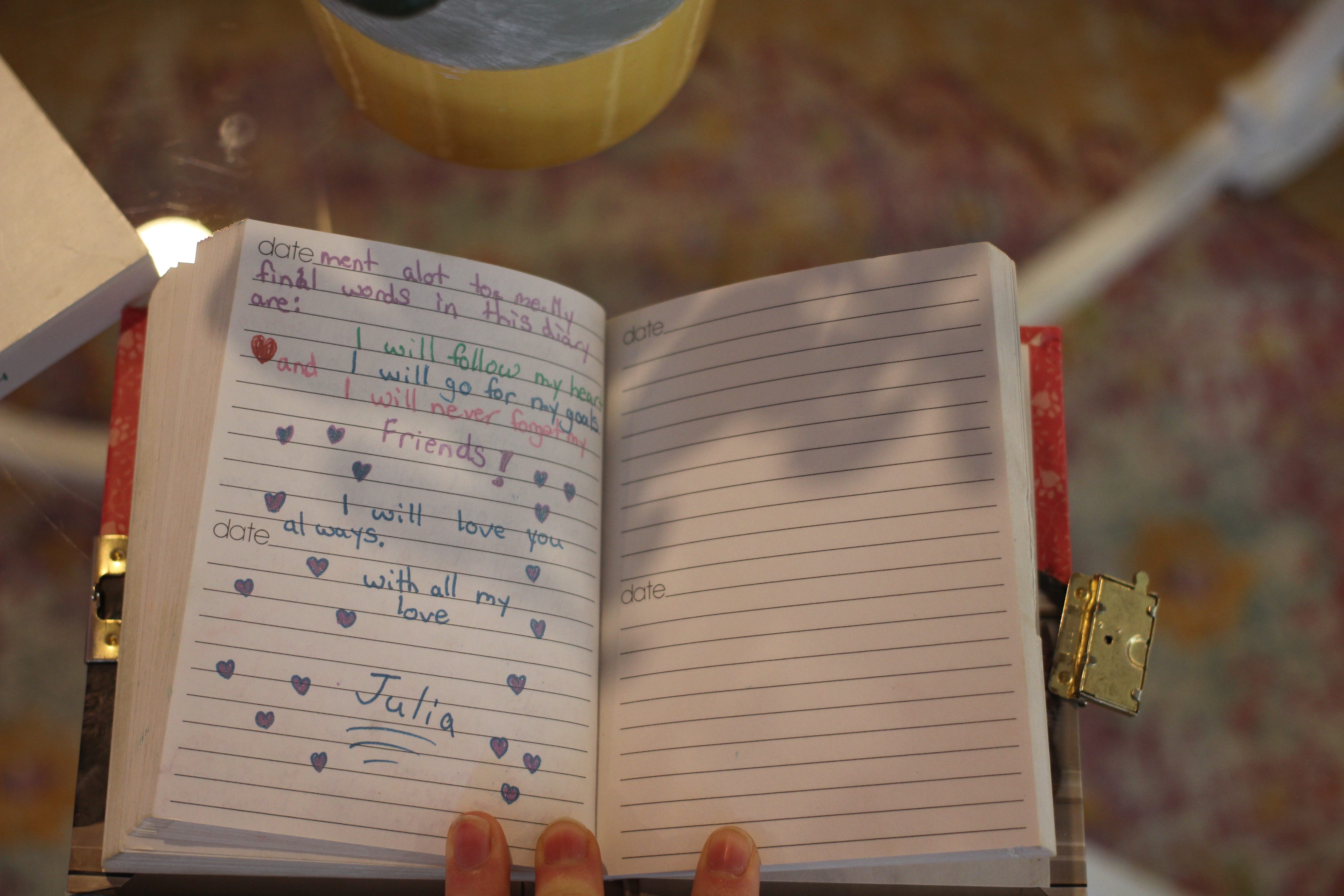 Dear Diary: Stories from my 10-year-old self | by Julia Rose | Scribe ...