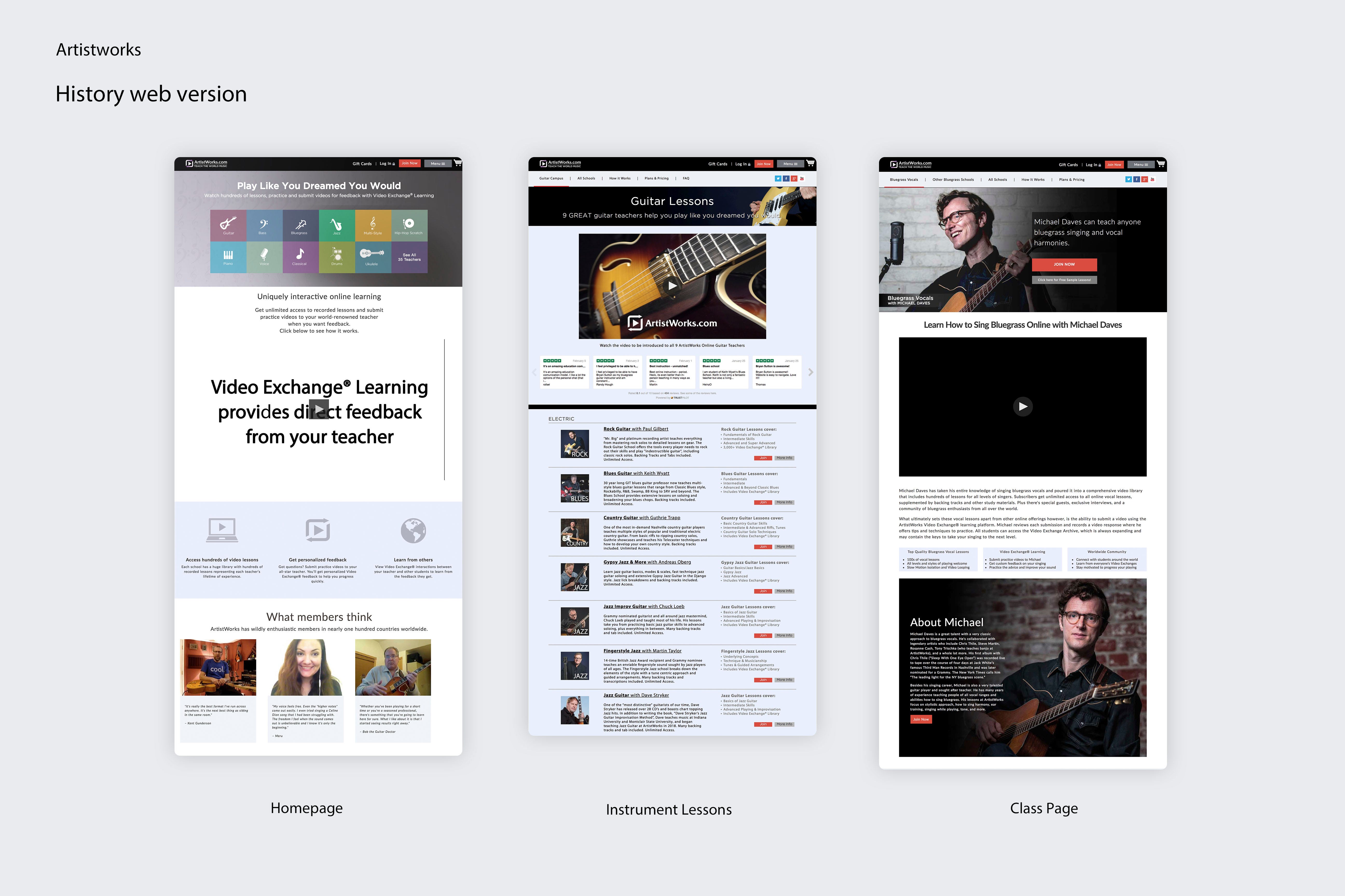Case Study UI/UX — Artistworks Website | by Wei Cai | Medium
