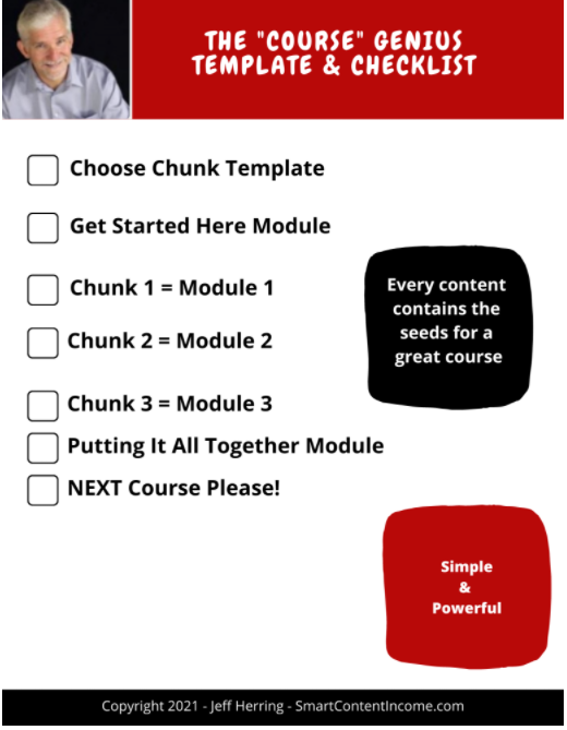 Create Your Course with this Genius Template | by Jeff Herring ...