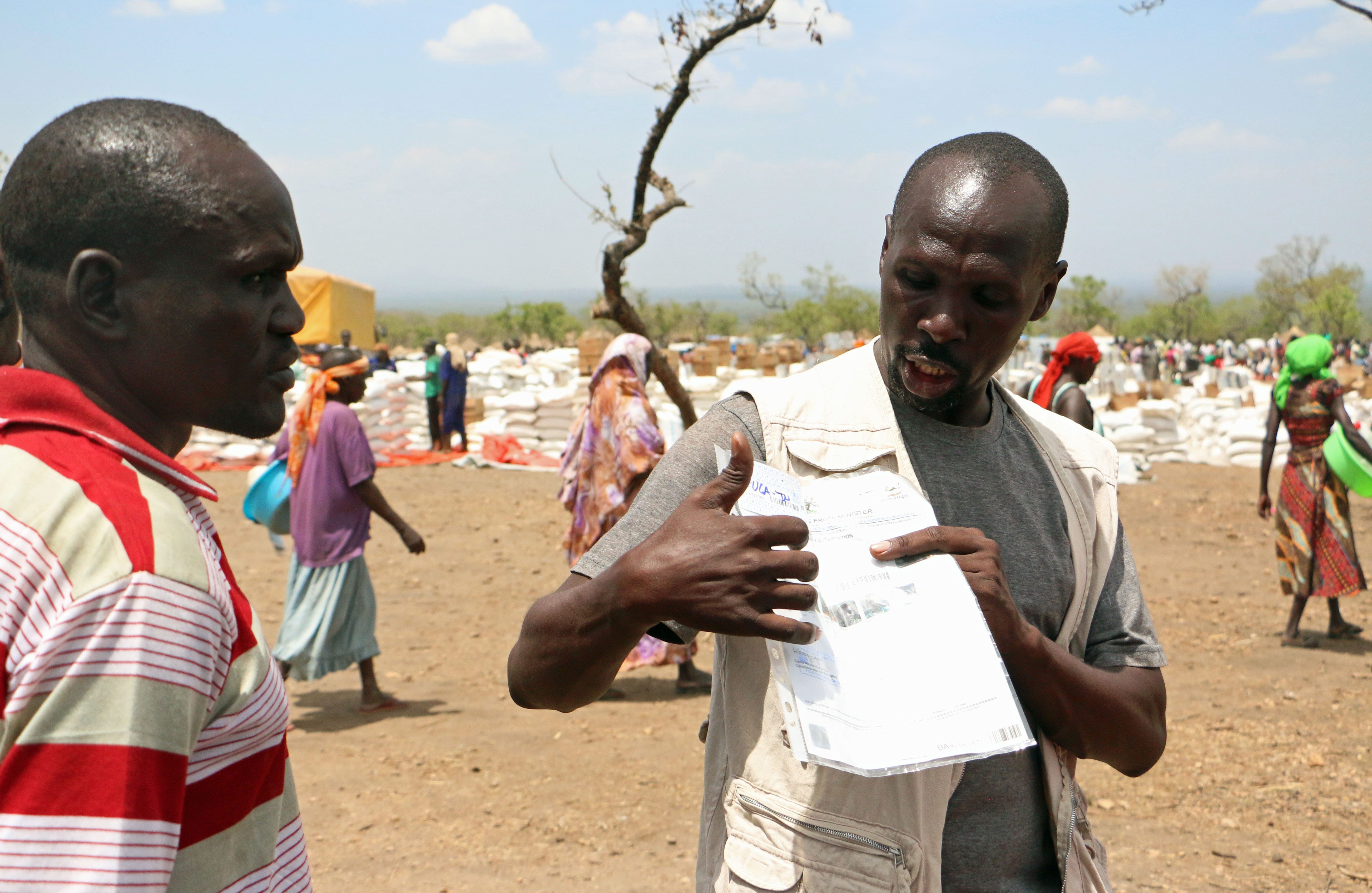 On the frontline with those forced to flee their homes— Moses Oryema ...