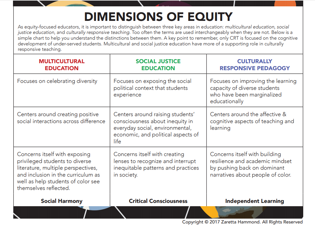 Minding the Gap: Self-Reflection on the Dimensions of Equity in K-12 ...