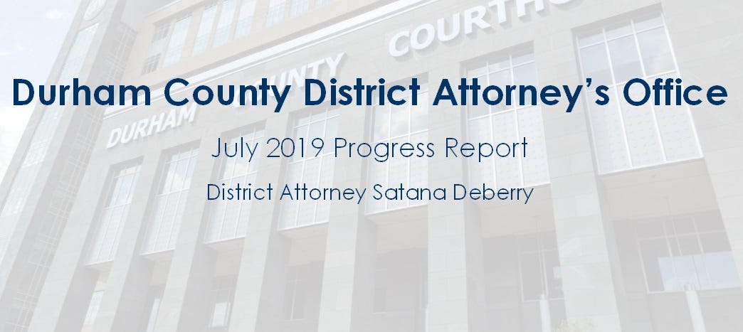 Durham County District Attorney’s Office Releases Six-Month Progress ...