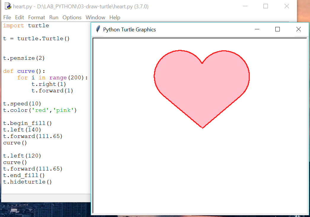 Python on Valentine day. วันนี้เป็นวัน วาเลนไทน์ครับ ขอเสนอ code… | by ...