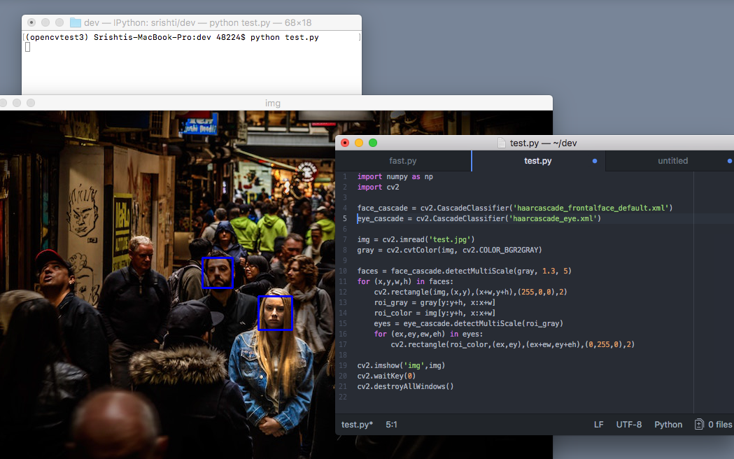 Installing OpenCV 3.1 for Python on MacOSX Sierra | by Gaurav Singh ...
