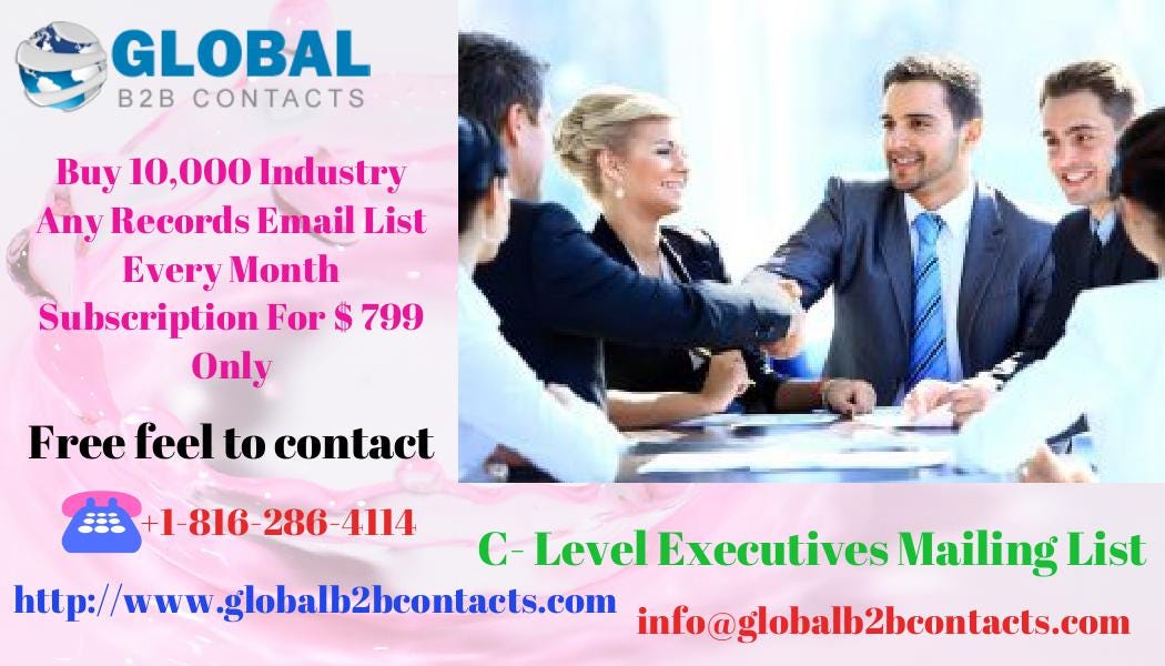 C- Level Executives Mailing List | by Ashely Tyler | Medium