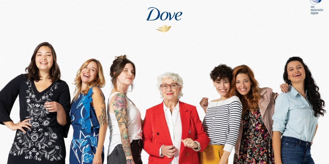 #SinDistorsiónDigital, una publicidad para la vida real de Dove | by ...