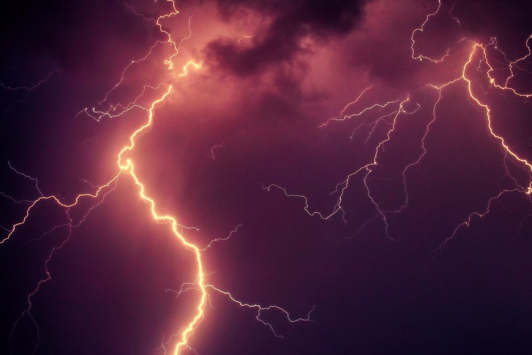 Face Like Lightning, Part I. If I told you it was a dark and stormy ...