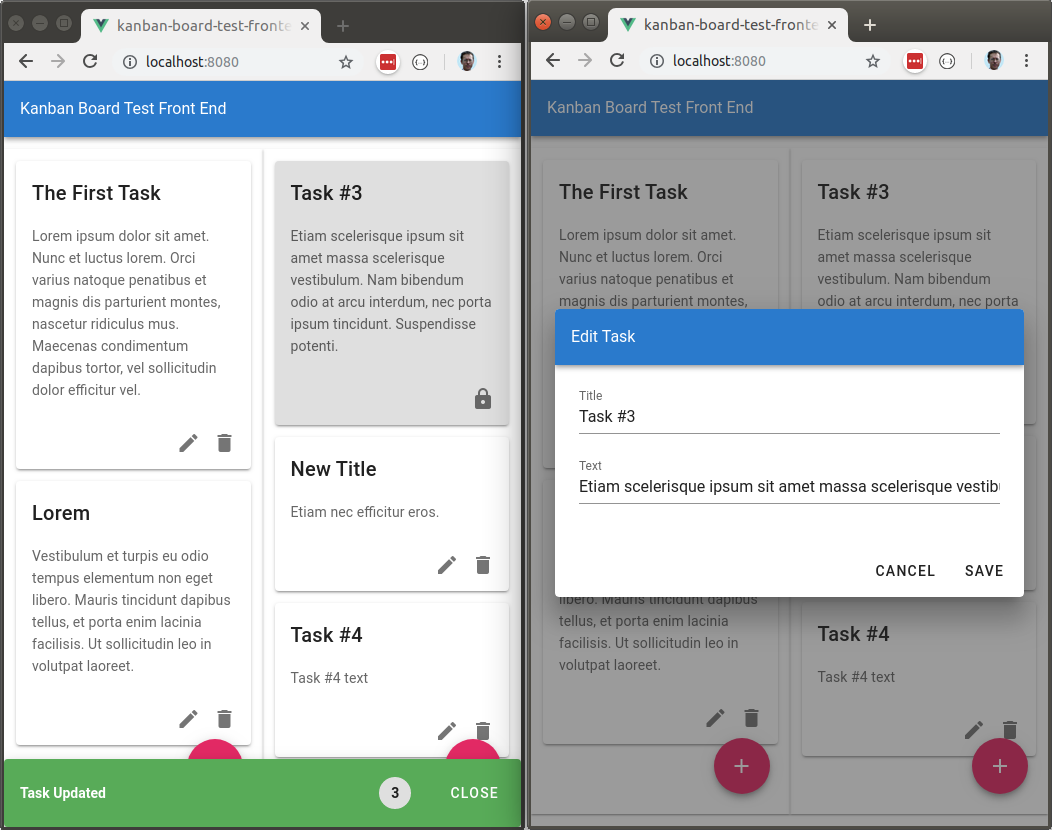 Real-Time Kanban board on Vue.JS. We are building the kanban board with… | by Alexey Kuznetsov ...