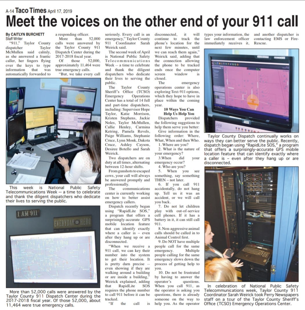 Meet the voices on the other end of your 911 call | by Caitlyn Burchett ...