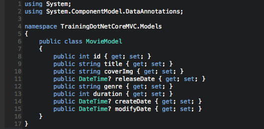 Aspnet Core Mvc Workshop02 การ Select ข้อมูลจาก Database ด้วย Model และแสดงข้อมูลด้วย Table