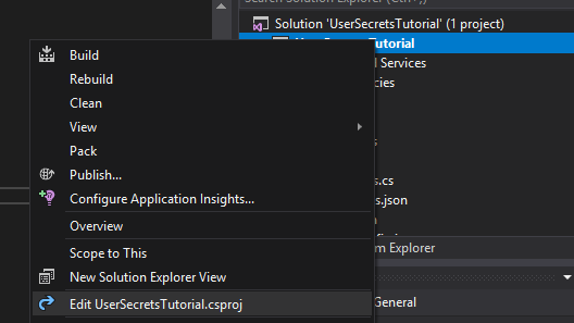 ASP.NET Core User Secrets. Hiding user secrets whilst using… | by Metse Phiri | Medium