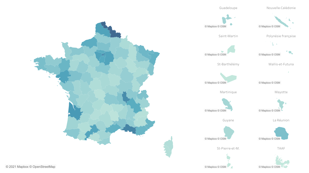 Mapping Overseas France with Tableau | by Alexis Bernard | Nightingale ...