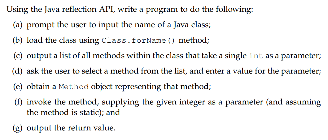 Reflection API Worksheets. In Java (like many other languages)… | by ...