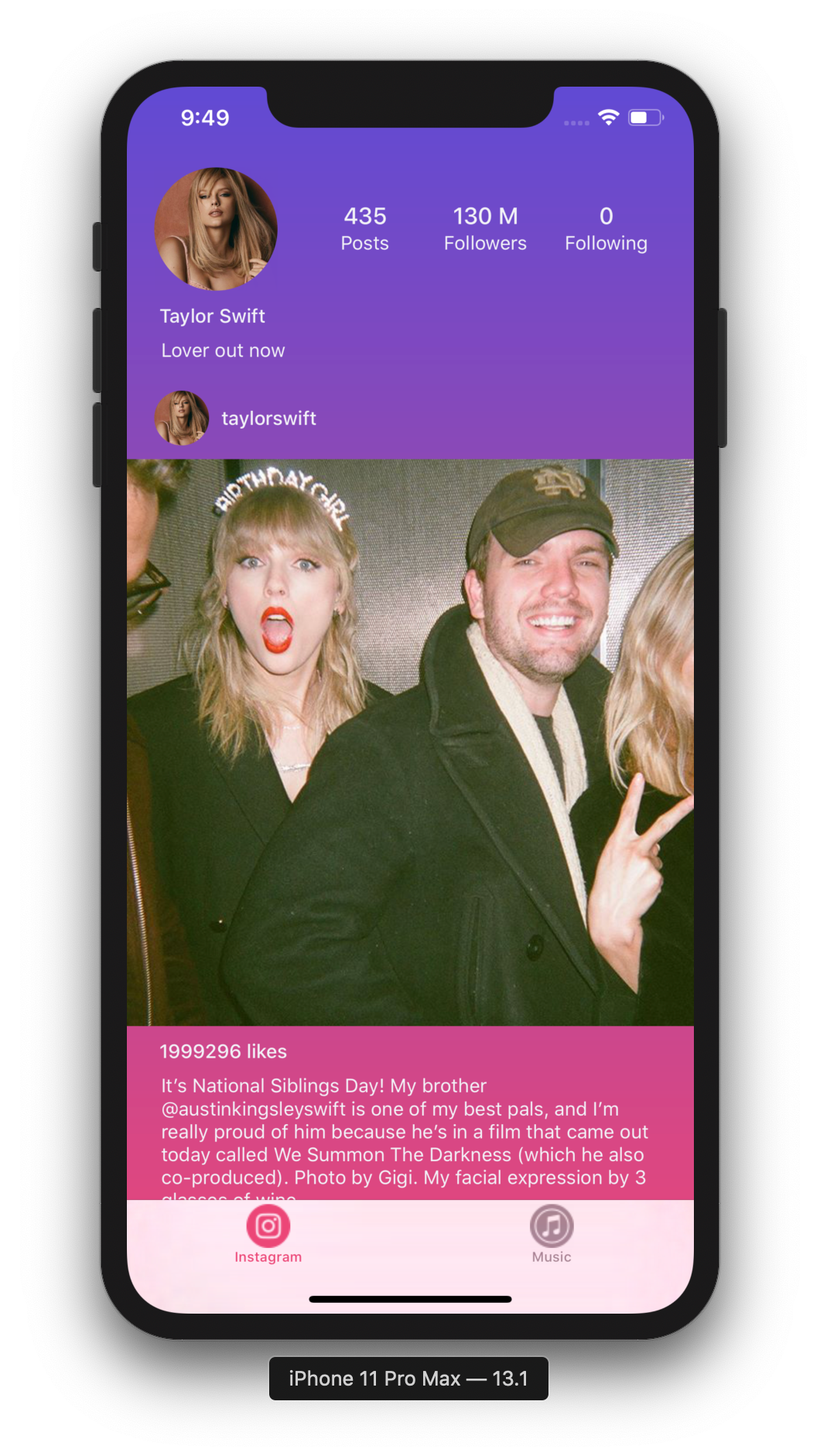 [Swift]Music App #3 JSON, Codable, Instagram API | by Penny Ng | 彼得潘的 Swift iOS App 開發教室 | Medium