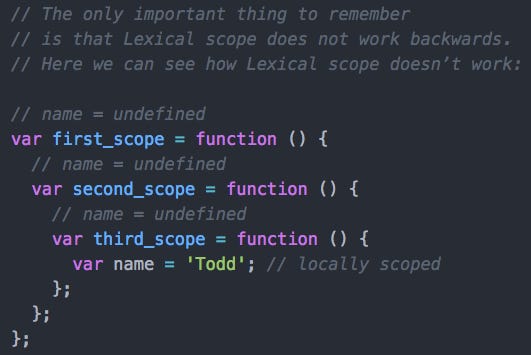 JavaScript { Part 8 : Scope }. What’s up What’s up!!. My whole week I ...