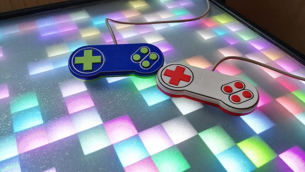 300-LED Matrix Table Features Custom Controllers and Awesome Apps | by ...