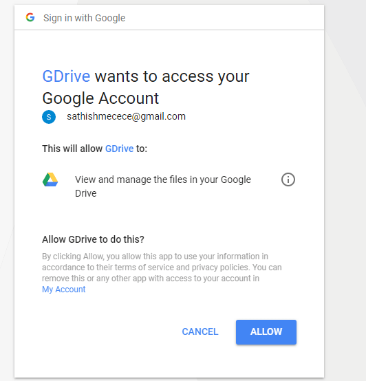 Auto Backup MySql database to Google Drive using Crontab in Ubuntu 16.04 | by Sathish Kumar ...