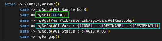 AGI Asterisk Gateway Interface. AGI provee una interfaz entre el Plan ...