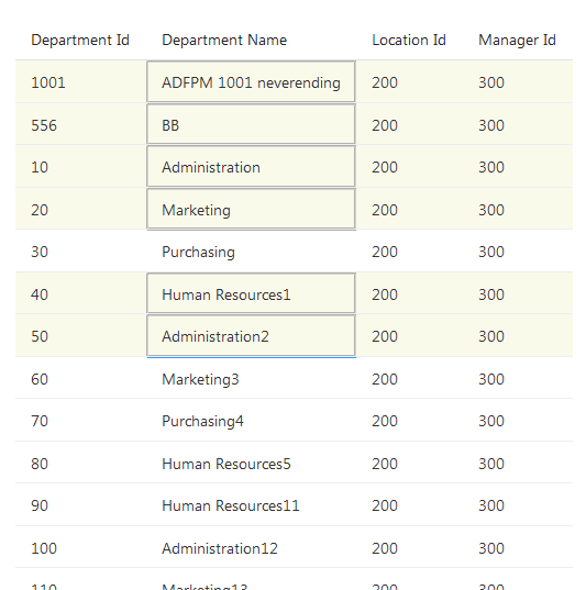 Multiple row selection in ojTable using Oracle JET 4.0 | by Daniel Curtis | Oracle Developers ...