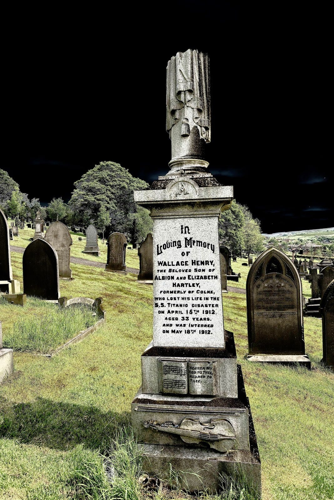 TITANIC BANDMASTER’S GRAVE. The Band played Nearer My God To Thee… | by ...