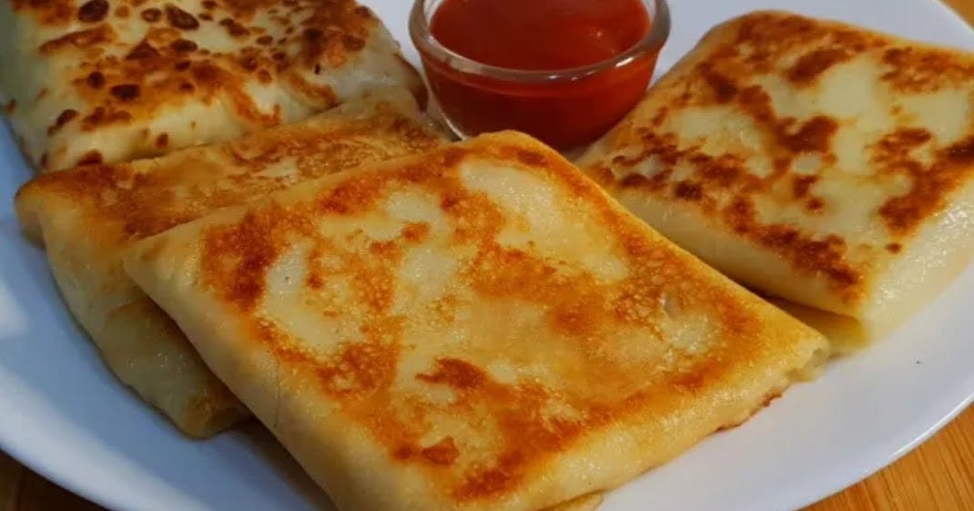 Cheesey Chicken Crepes Recipe — Easy Breakfast Recipe | by Dr Dhakna ...